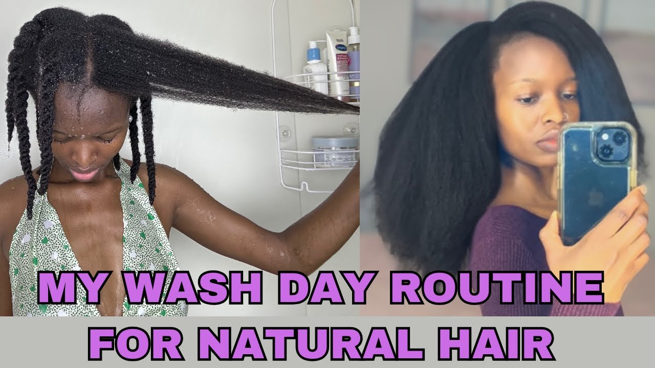 MY EASY 4 PRODUCT WASH DAY ROUTINE FOR TYPE 4 NATURAL HAIR| NATURAL ...
