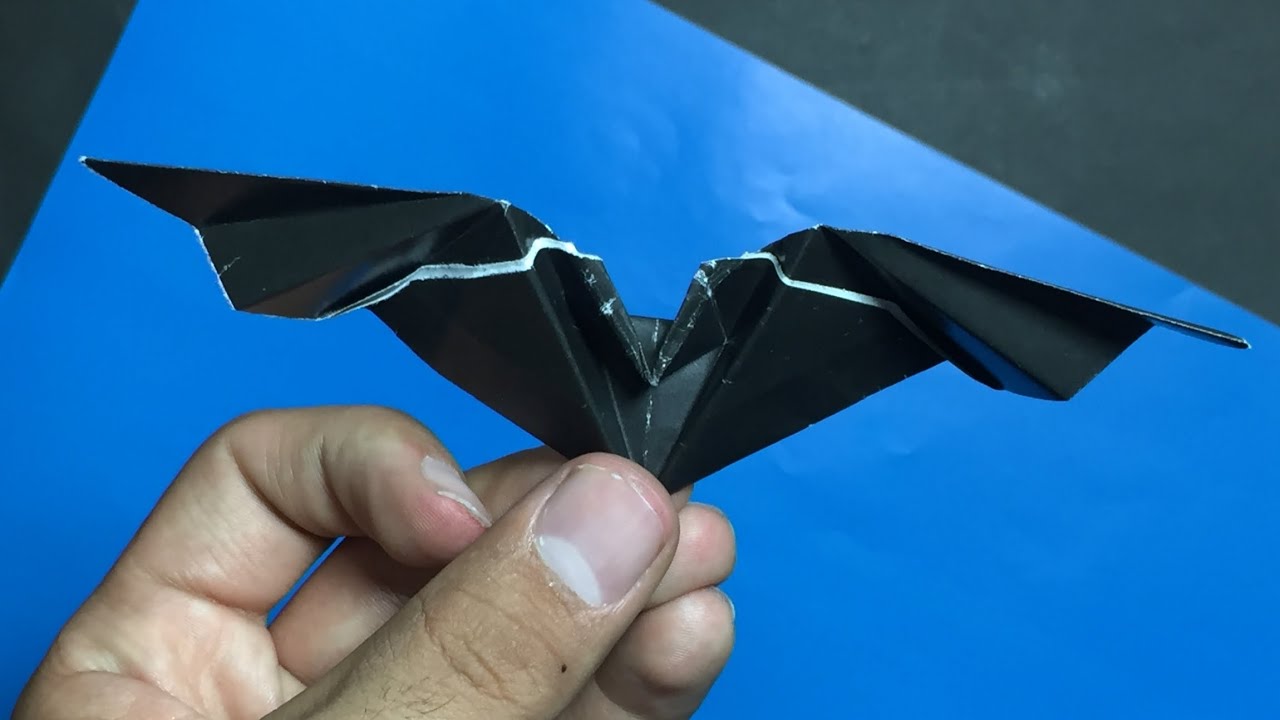 how to make an easy paper origami bat |How to make a paper bat |batman ...