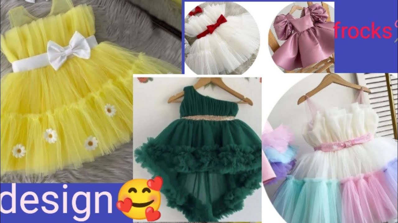 froks design#maxi#long froks#short froks#partyweardresses for littal ...