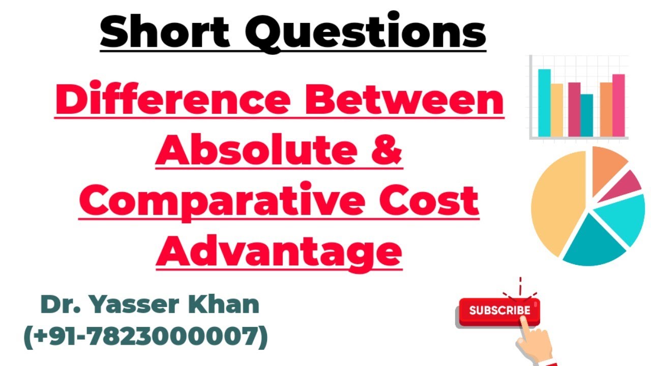 Absolute Cost Difference Vs Comparative Cost Difference - YouTube