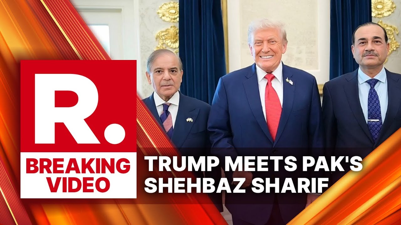 BREAKING: US President Trump Meets Pak PM Shehbaz Sharif In Oval Office ...