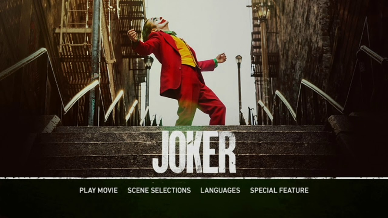 Joker (2019) DVD Menu - YouTube