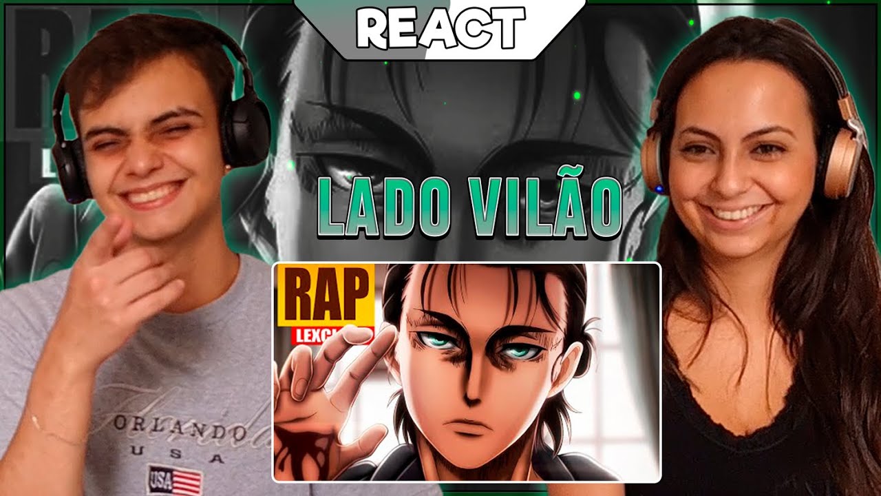 Entre Risos e Lagrimas🎶 Rap Do Eren Yeager Lex Clash!! [Attack On Titan] HERÓI E VILÃO | REACT ...