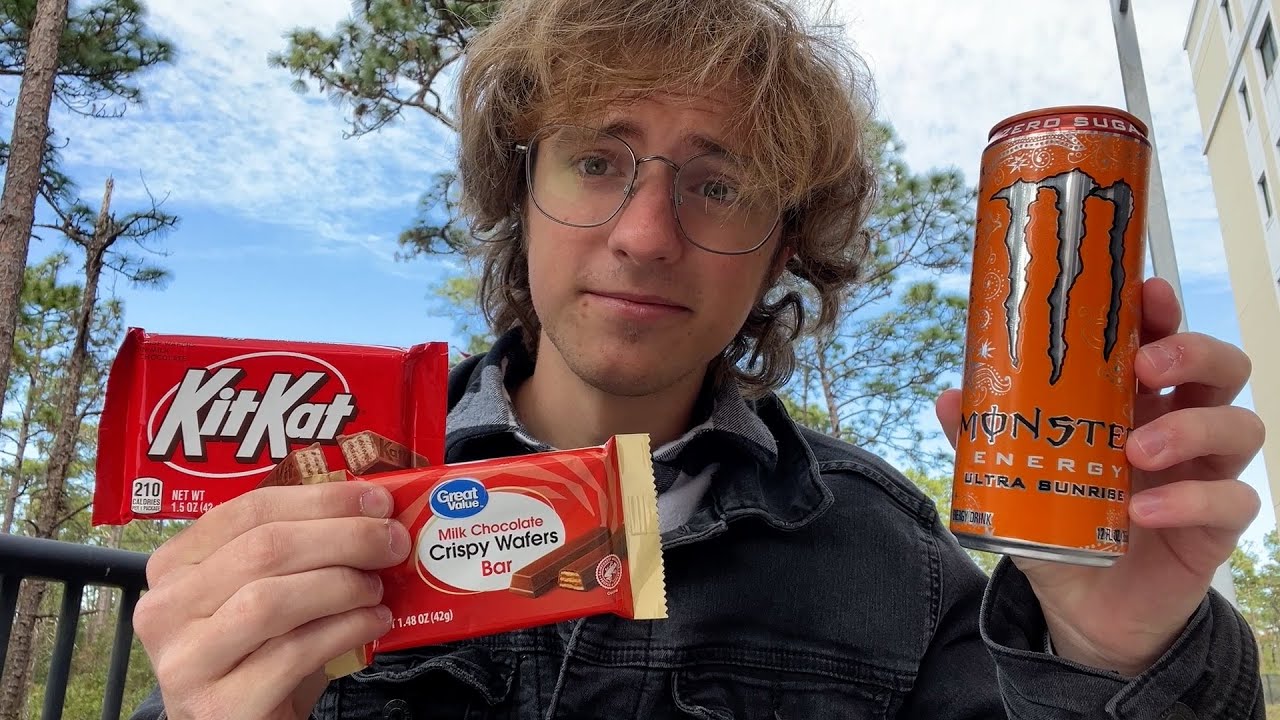 Review of Monster Energy Ultra Sunrise with Walmart Kit Kat Knockoff ...