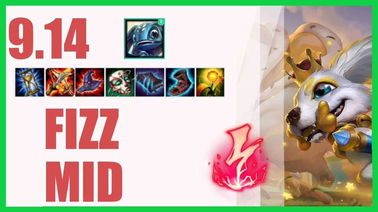 Fizz Mid Ranked Challenger Build 9 14 - KR Diamond - YouTube