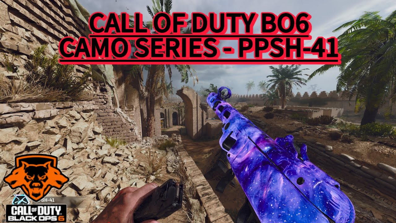 Call Of Duty BO6 camo series EP-50 - PPSH-41 - YouTube