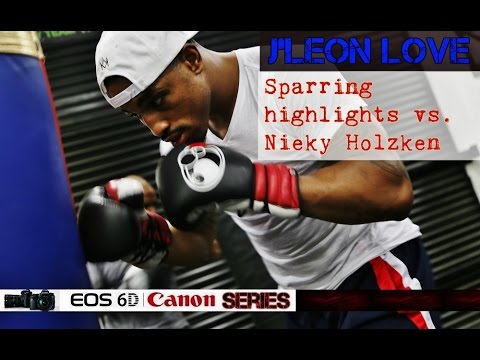 J'Leon Love spars Kickboxing champ Nieky Holzken inside of Mayweather ...