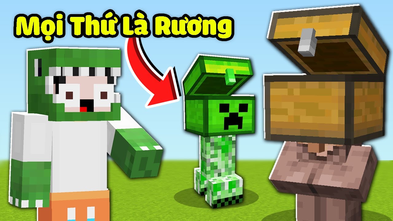 Minecraft Nhưng Biến Mọi Thứ Trở Thành Rương Vô Hạn Đồ Siêu Vip - YouTube