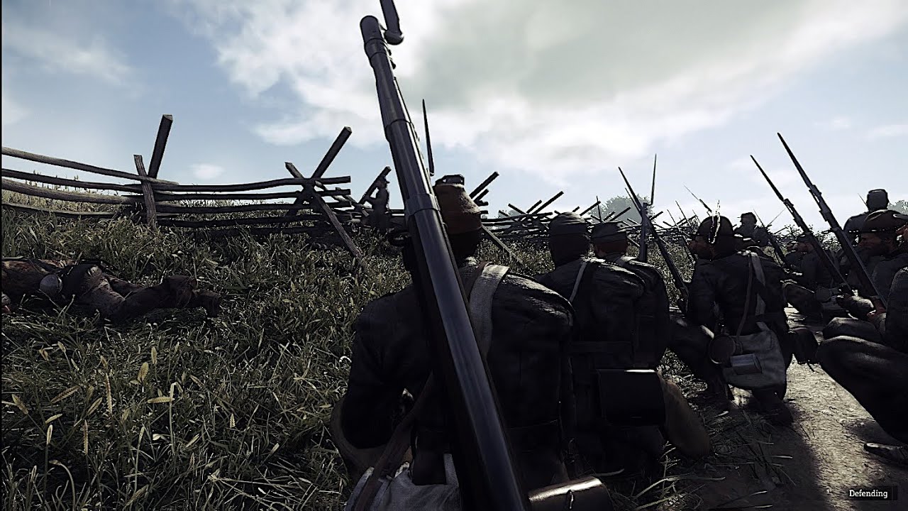 Greatest Line Battle Ever | War Of Rights (400 players) - YouTube