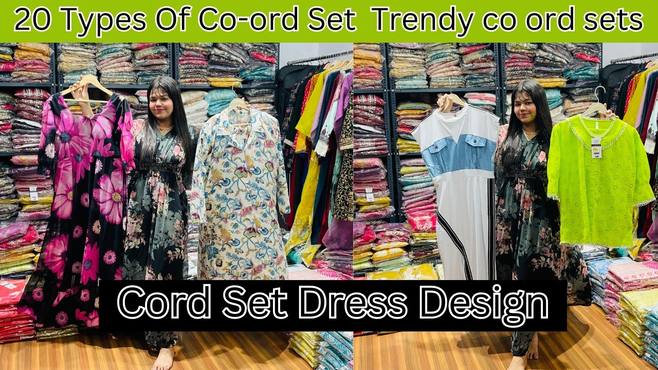 Latest co-ord set design | Trendy co-ord set design 2024 #coordset ...