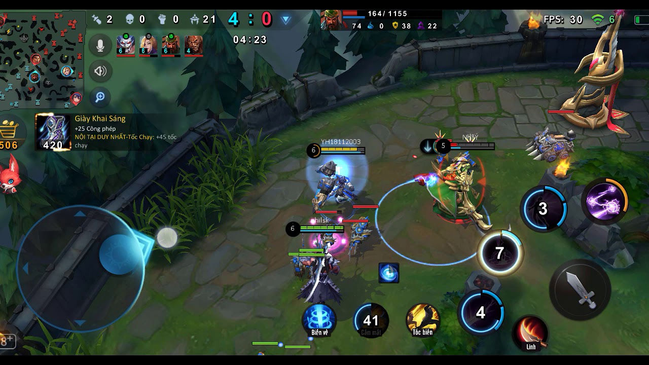 Test game AOG, tướng Rion - YouTube