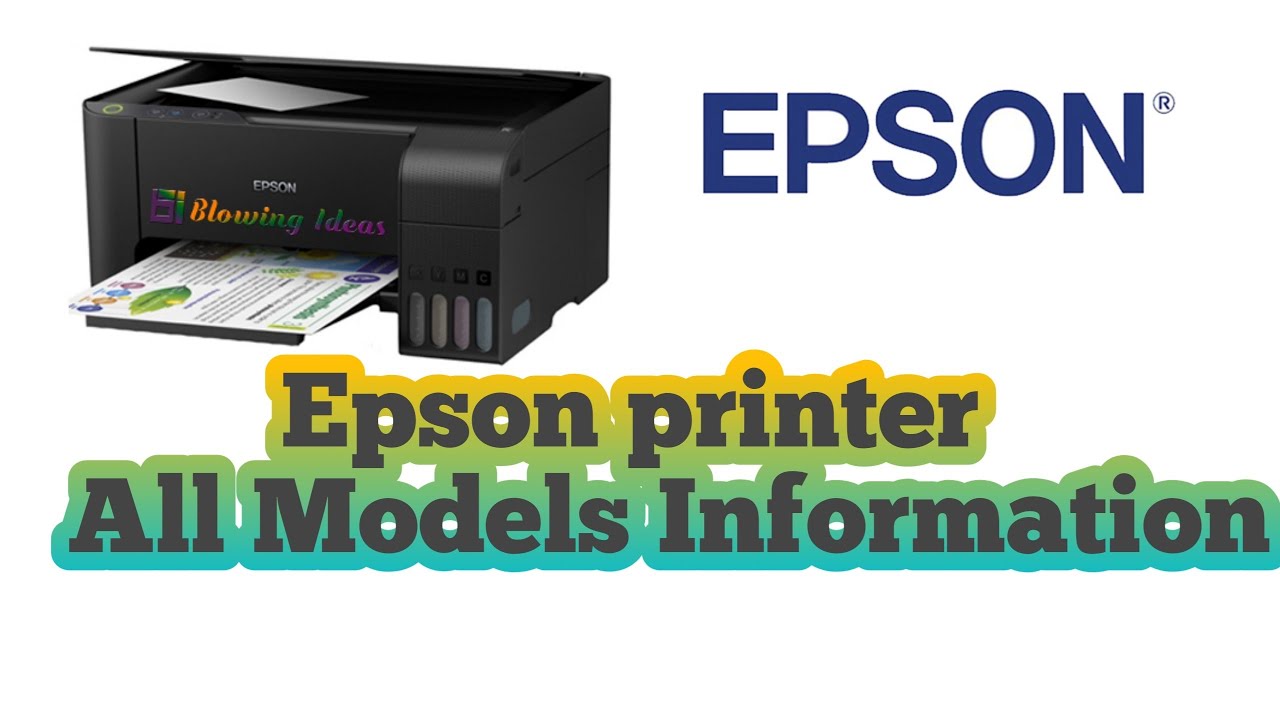 How to Epson Printer Install - YouTube