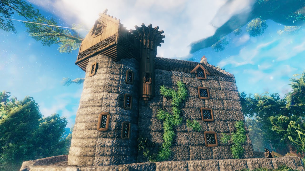 Wester Kames Castle Done in Valheim with Gardens - YouTube
