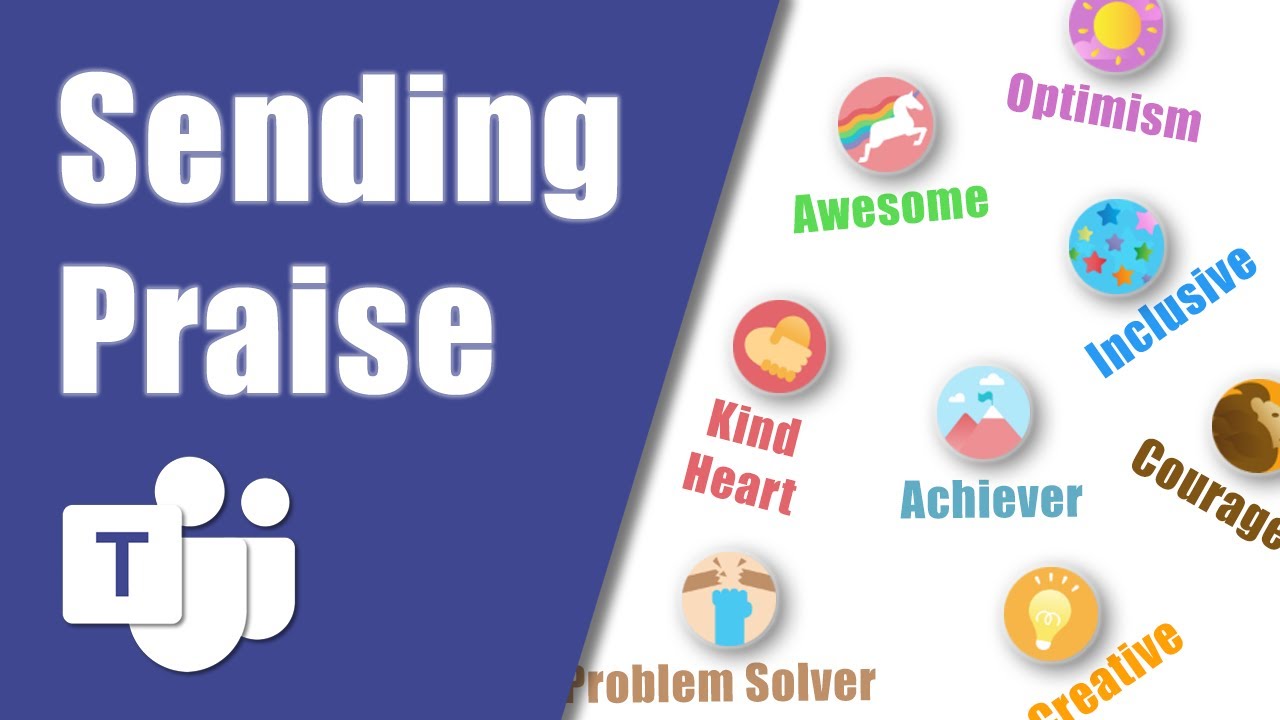 Sending Praise in Microsoft Teams (End User) - YouTube