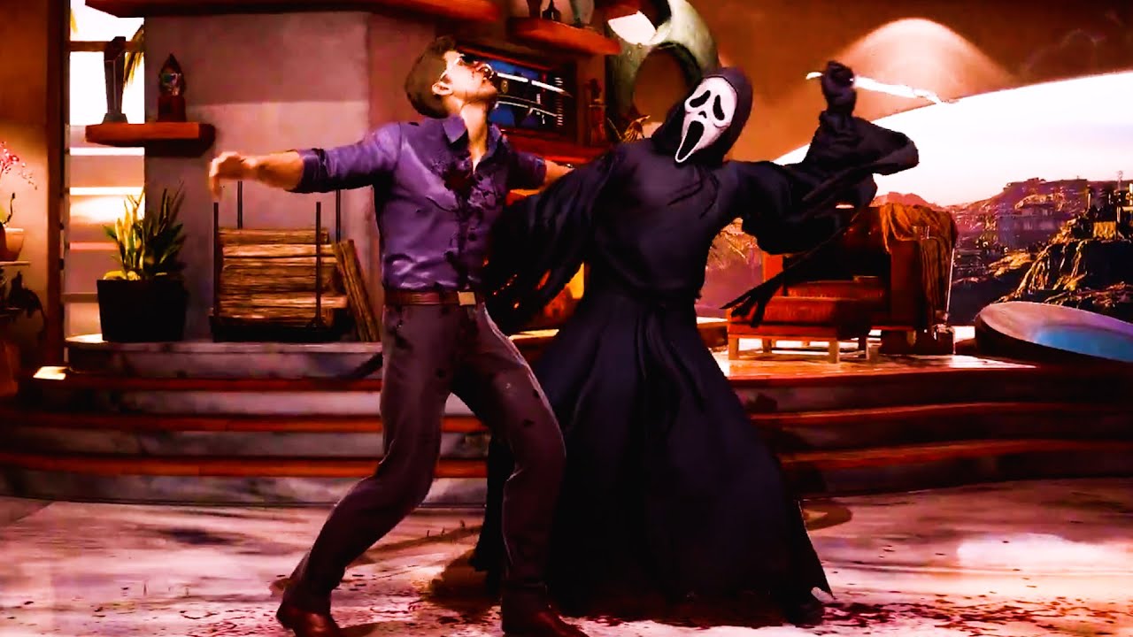 Mortal Kombat 1 - Ghostface Gameplay First Look - YouTube