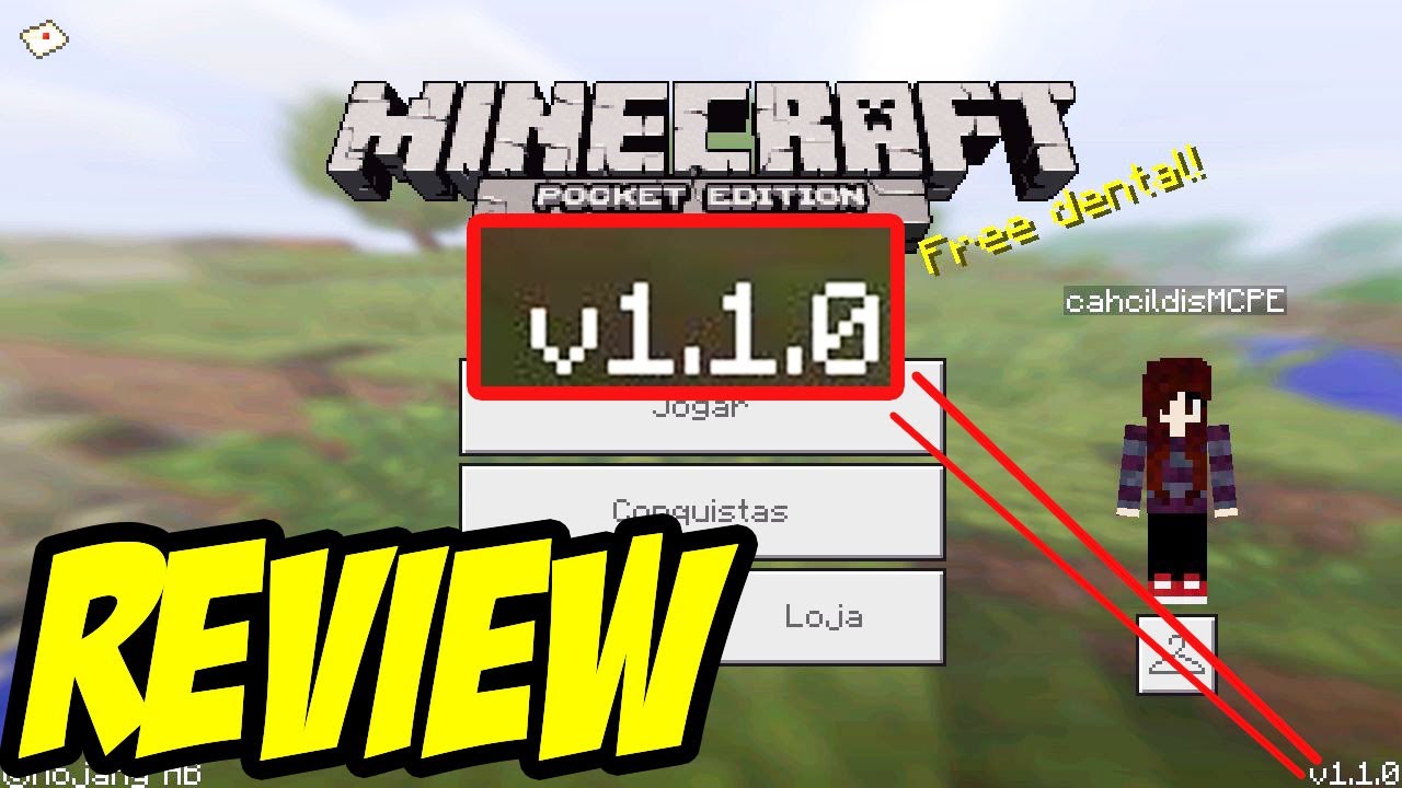 REVIEW COMPLETA MINECRAFT POCKET EDITION 1.1 OFICIAL (MINECRAFT PE 1.1 ...