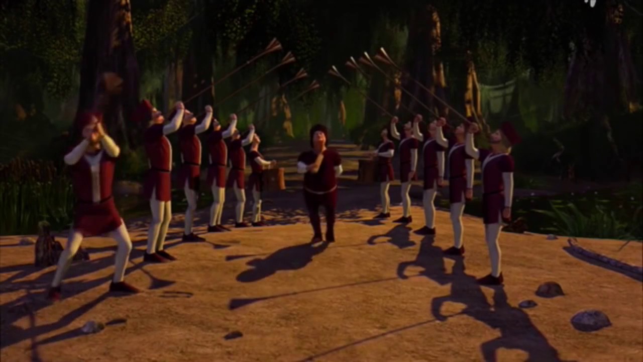 Shrek Trumpet Scene - YouTube