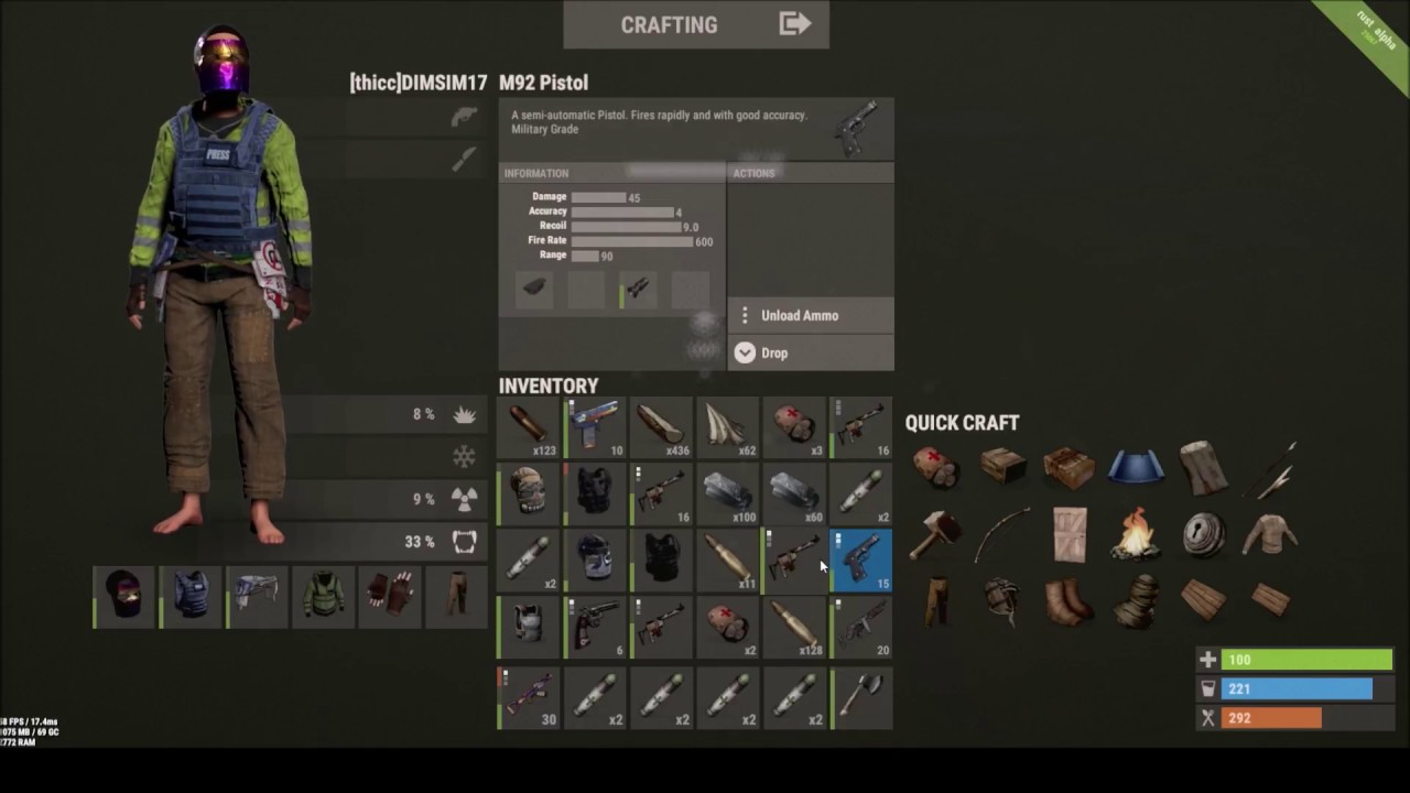 RUST satchel raid on 2x2 - YouTube