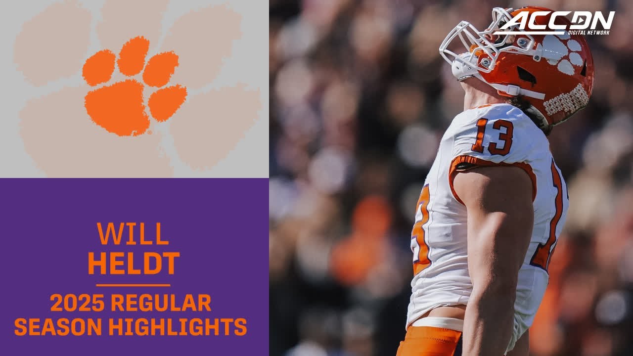 Will Heldt 2025 Regular Season Highlights | Clemson Edge - YouTube