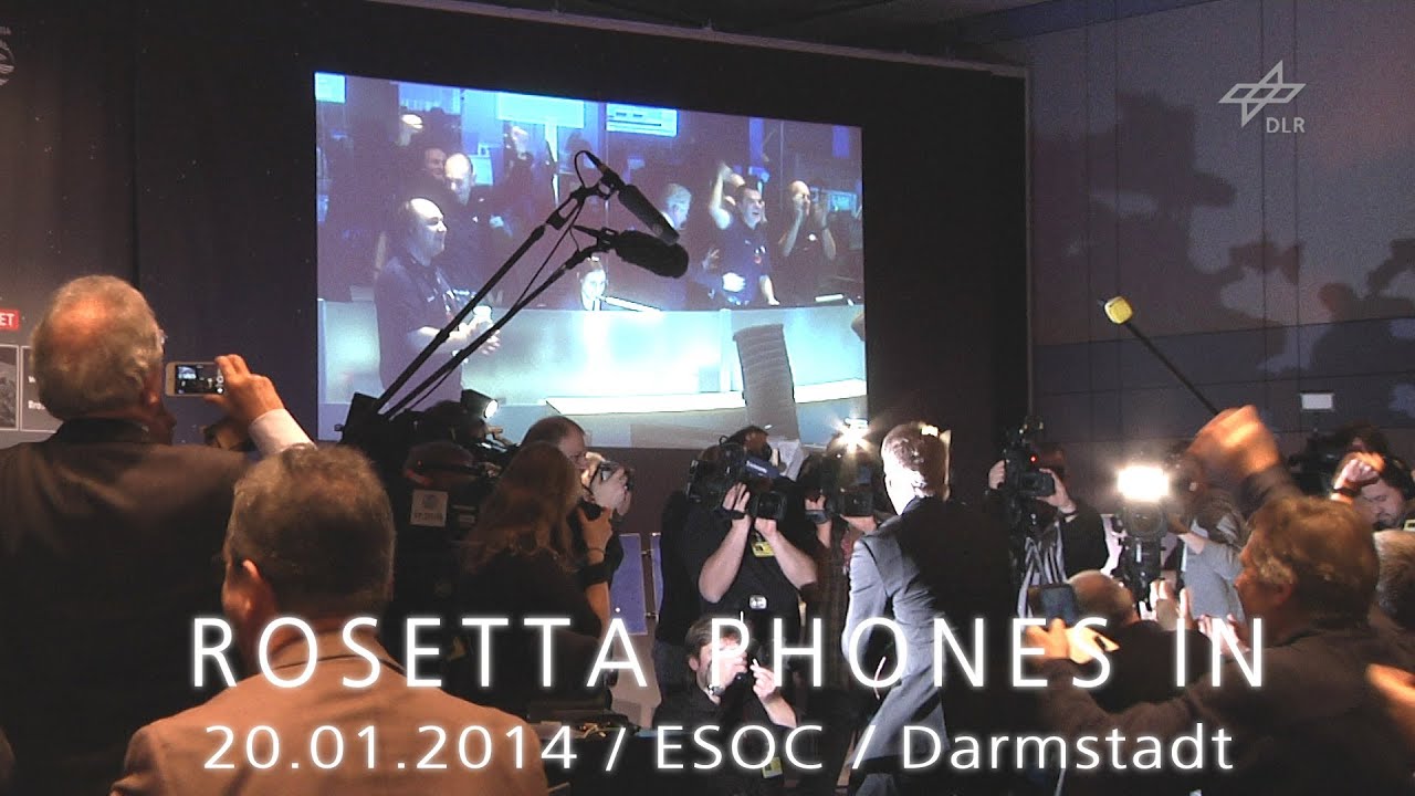 Rosetta 'phones in' - YouTube