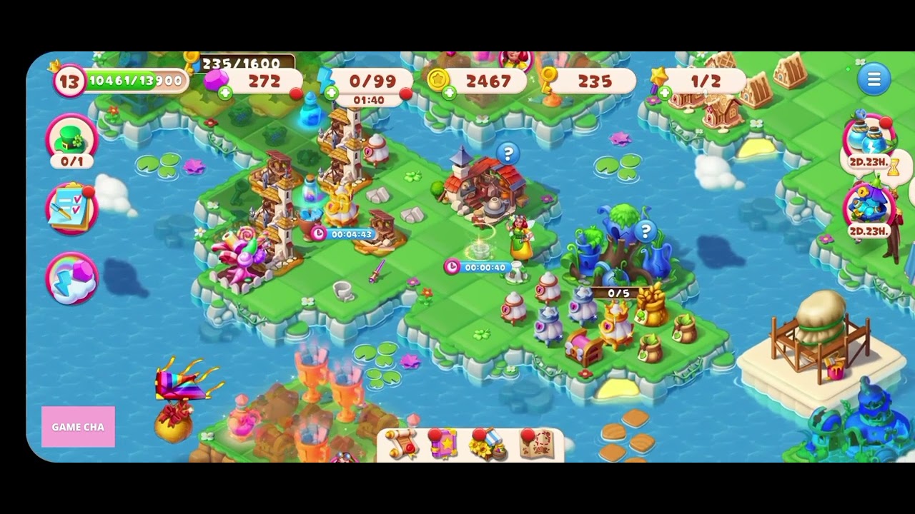 Busy Day in The New Land! | HD Gameplay Fairyland Merge and Magic ...