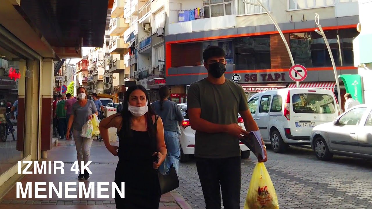 MENEMEN Izmir Walking Tour, 27 Sep 2021 | Turkey 4K - YouTube