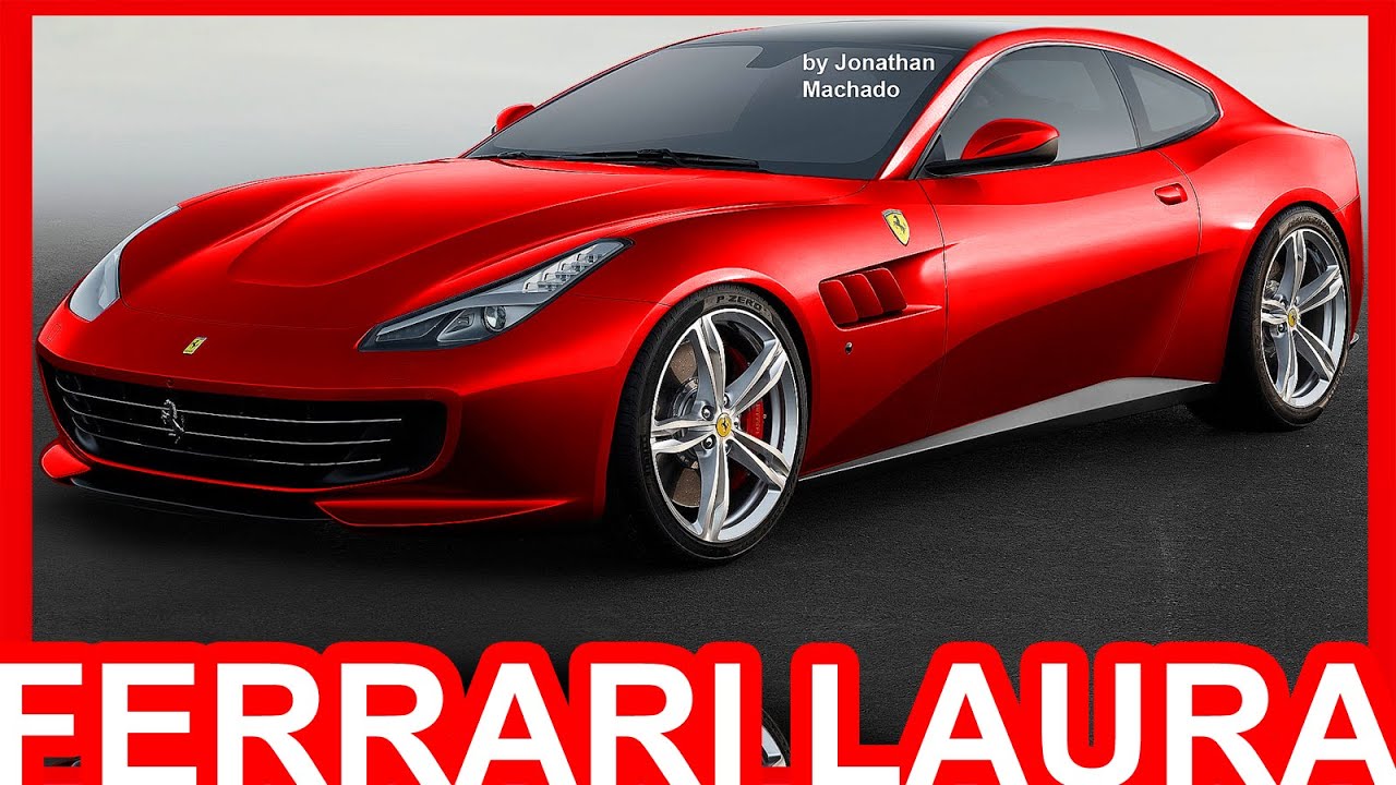 PHOTOSHOP 2017 Ferrari Laura @ GTC4 Lusso Coupe #FERRARI - YouTube