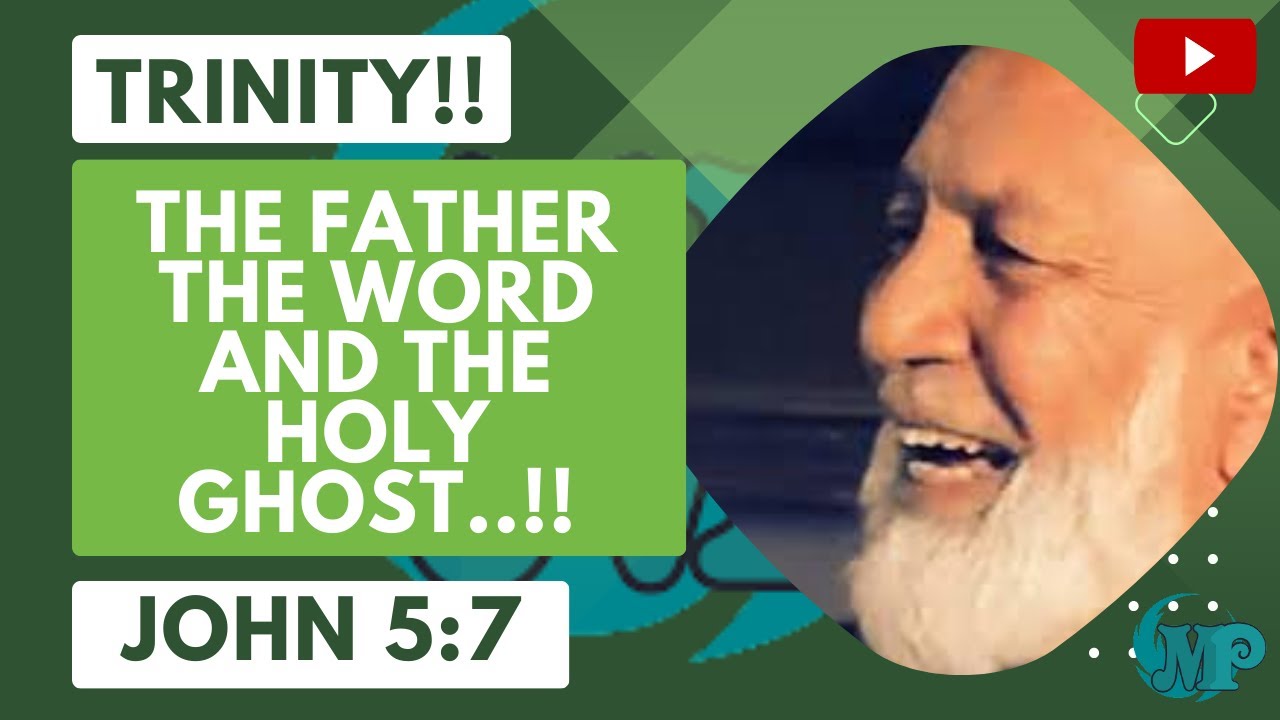 Trinity "1 John 5:7" "The father the word and the holy ghost,and these ...