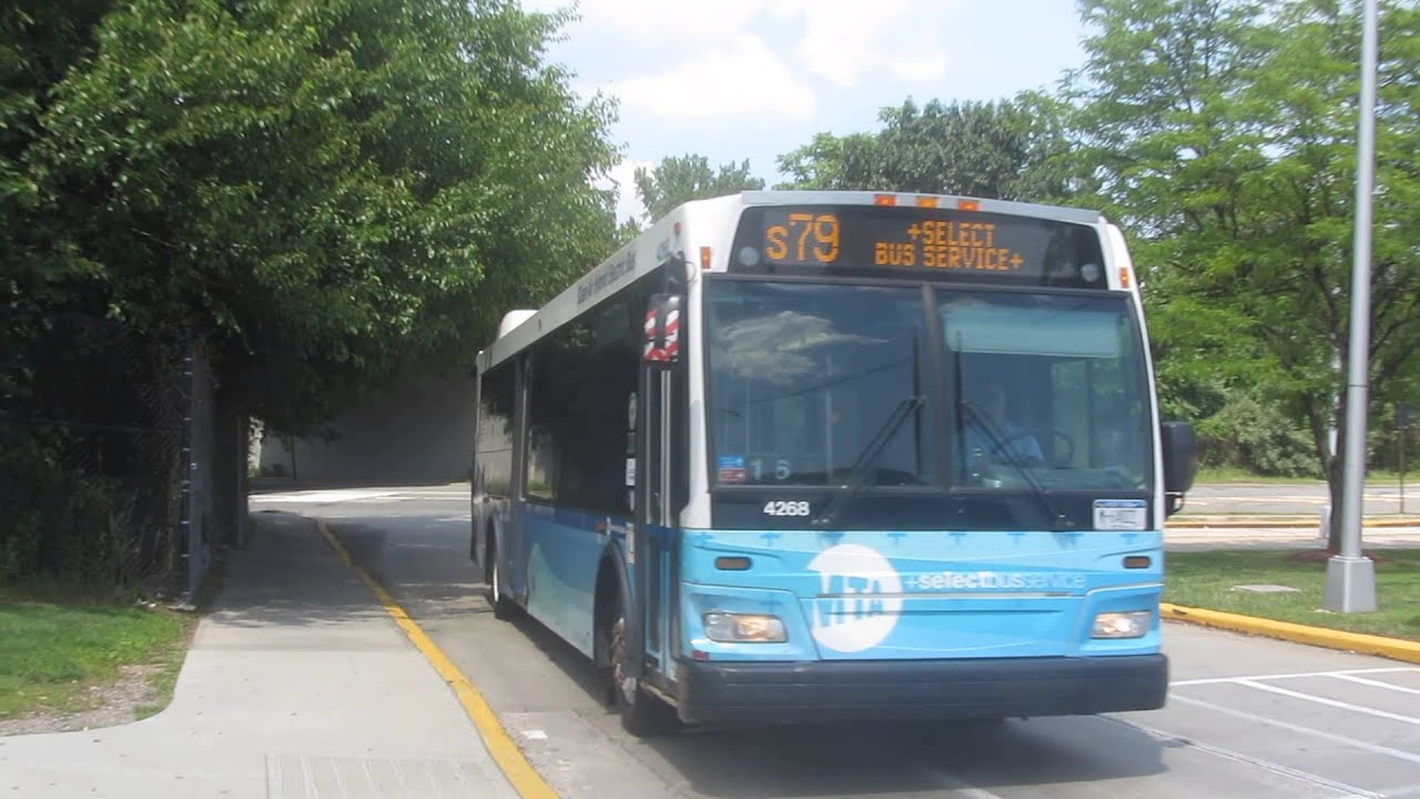 2009 Orion VII Next Gen #4268 on the S79 Select Bus Service Entering ...