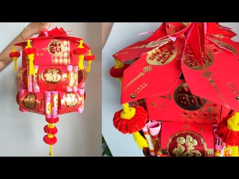 Chinese New Year lantern #042 | Lampion dari angpao dan kawat bulu ...