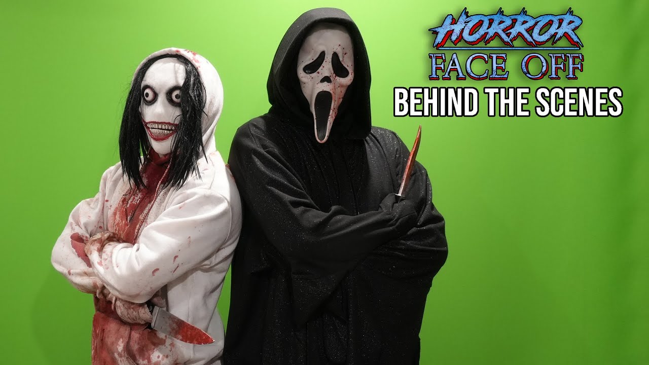 GHOSTFACE vs JEFF THE KILLER: Behind the Scenes of HORROR FACE-OFF ...