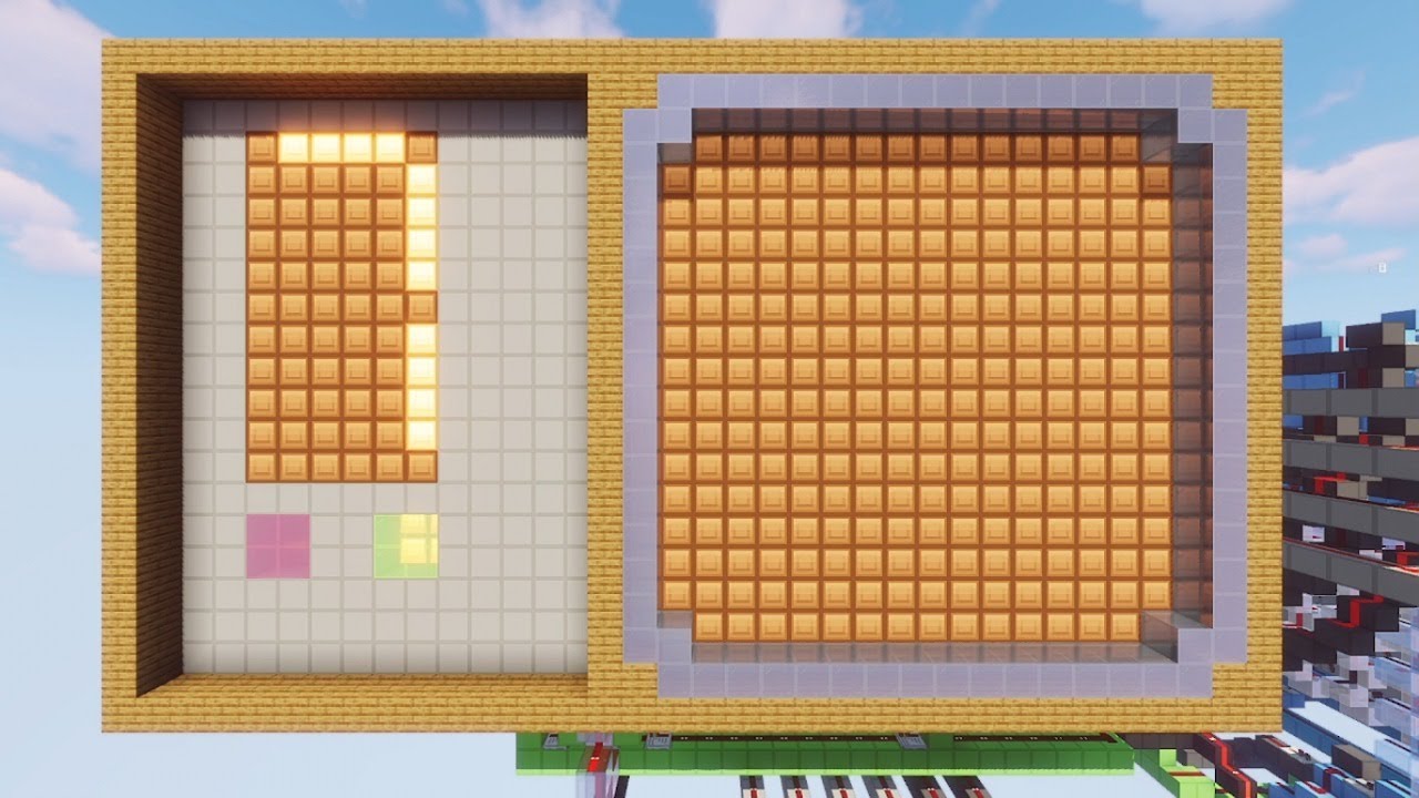 Countdown test on a 4 bit minecraft computer - YouTube