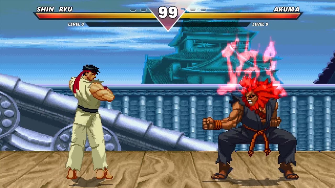SHIN RYU vs AKUMA - INSANE HARDEST LEVEL EPIC FIGHT! - YouTube