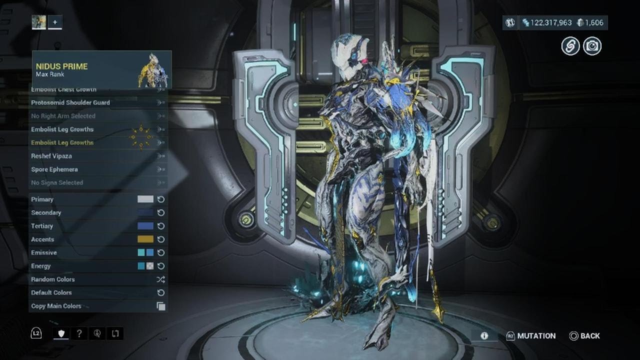 Warframe- Heart beat coda ephemera - YouTube