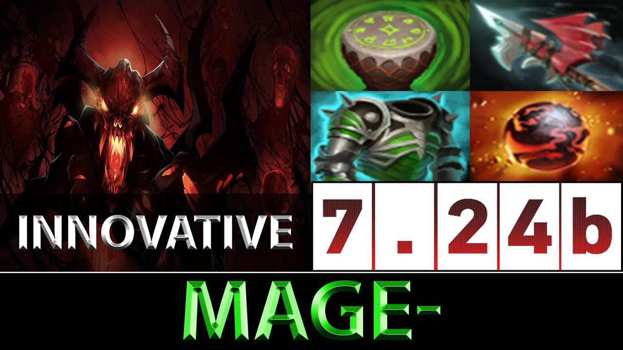 MagE- [Shadow Fiend] Innovative Build That Works Dota 2 7.24b - YouTube