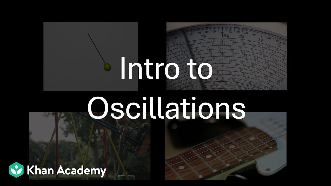 Introduction to Oscillatory Motion | Sound | Middle School | Science ...