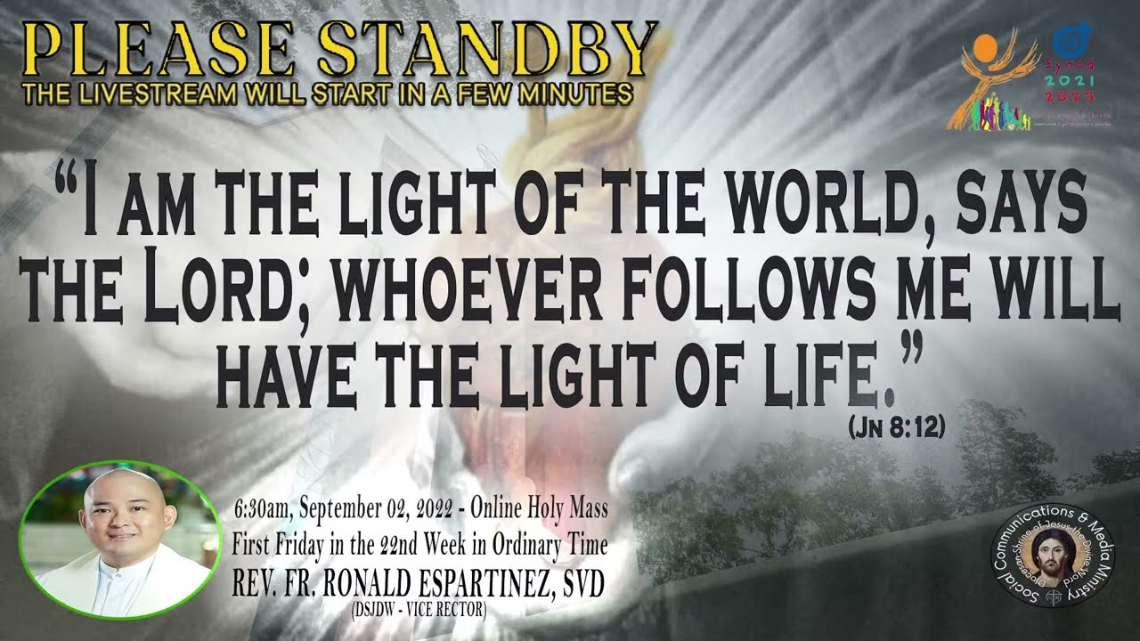 Live 6:30 AM Holy Mass - September 2 2022 Friday 22nd Week in Ordinary ...