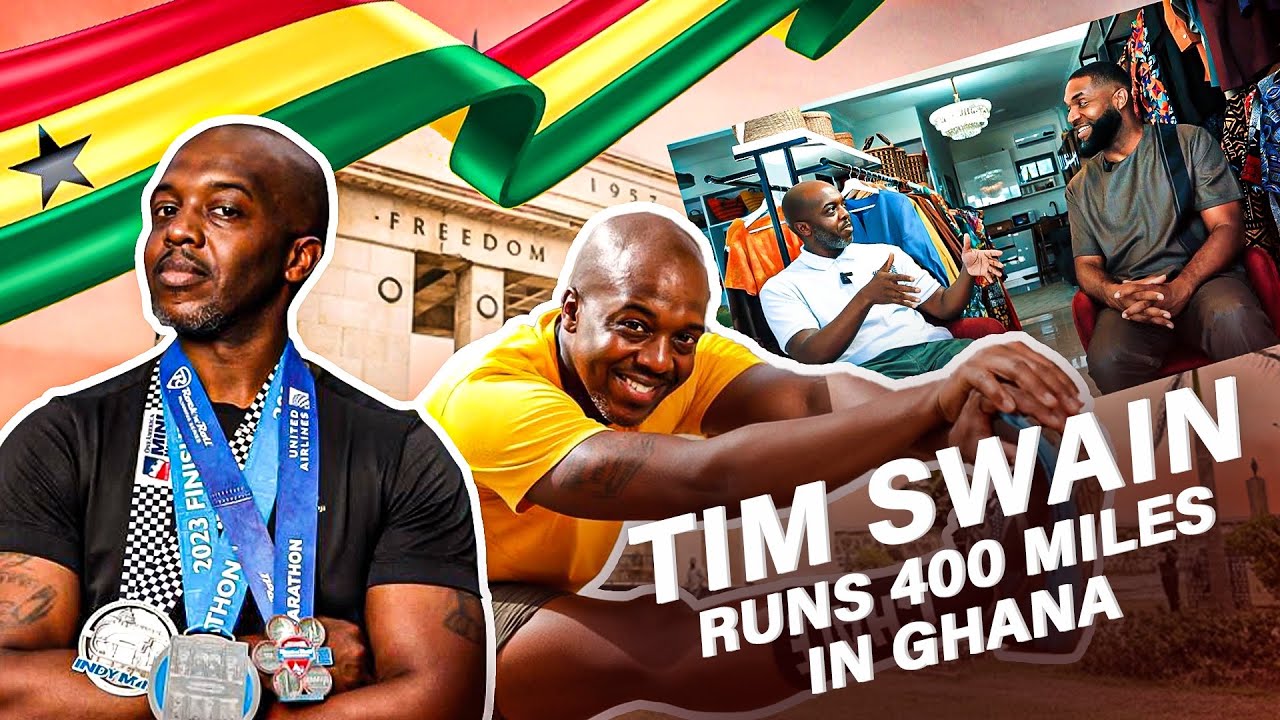 Tim Swain Talks About Running 400 Miles Thru Ghana - YouTube