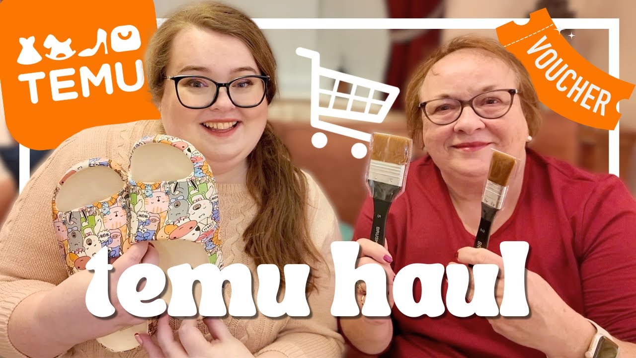 MUM'S TEMU HAUL | clothing, crafts, gifts & more | 2024 - YouTube