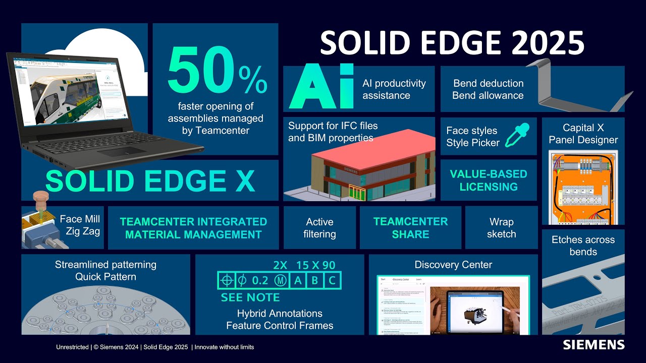 Solid Edge 2025 創新無極限 / Introducing Solid Edge 2025 Innovate without limits - YouTube