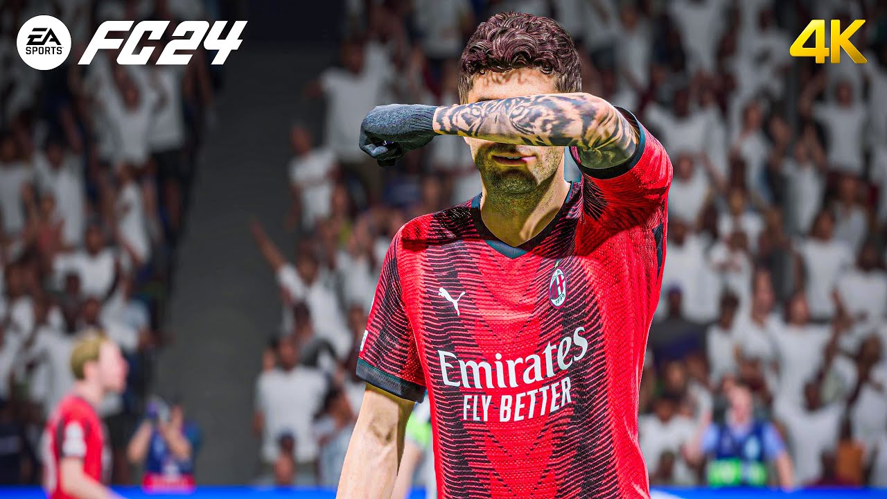 EA Sports FC 24 - AC Milan vs Newcastlle United - UEFA Champions League ...