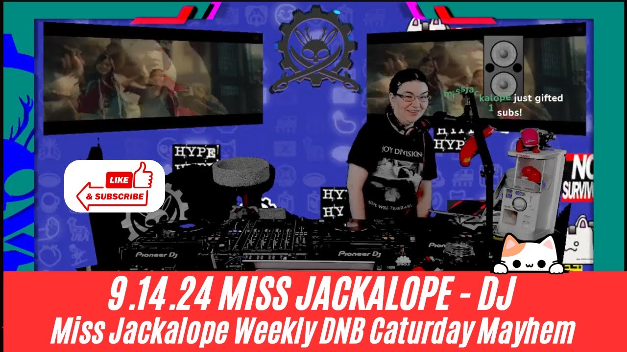09.14.24 Miss Jackalope Weekly DNB Caturday Mayhem! - YouTube