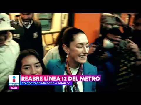 Reabre la Línea 12 del Metro; ya opera de Mixcoac a Atlalilco - YouTube
