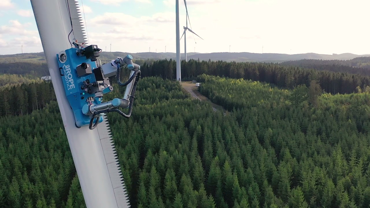 Rope Robotics Working in Sweden - YouTube