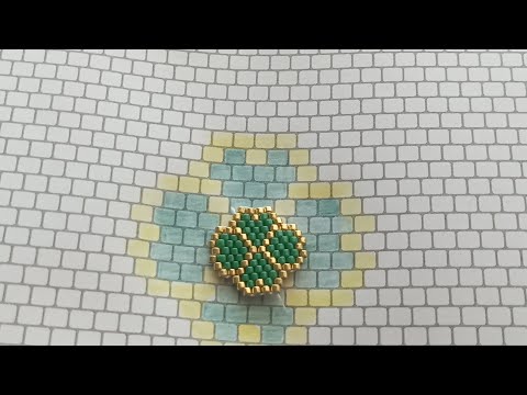 miyuki beads yonca yapımı