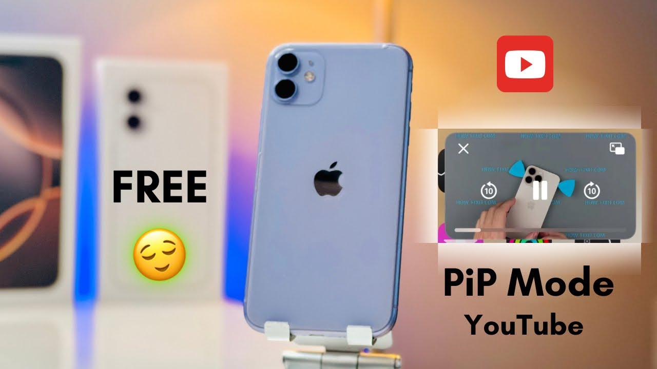 Get PiP mode in YouTube FREE in iPhone - Picture in Picture mode ...