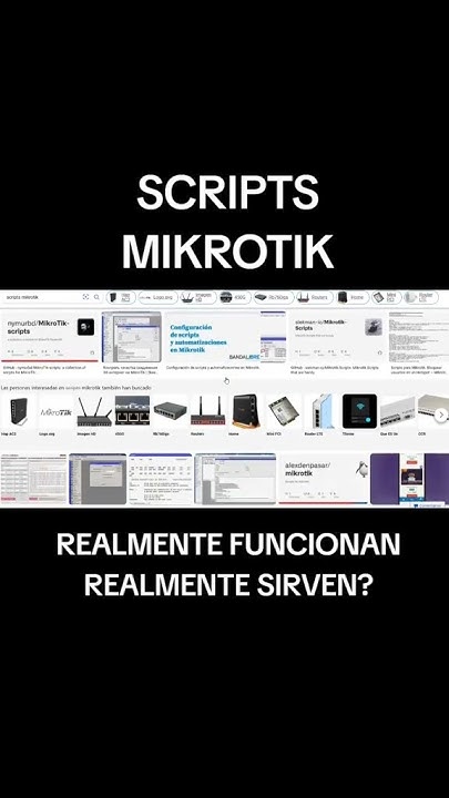 Scripts MikroTik realmente funcionan? - YouTube