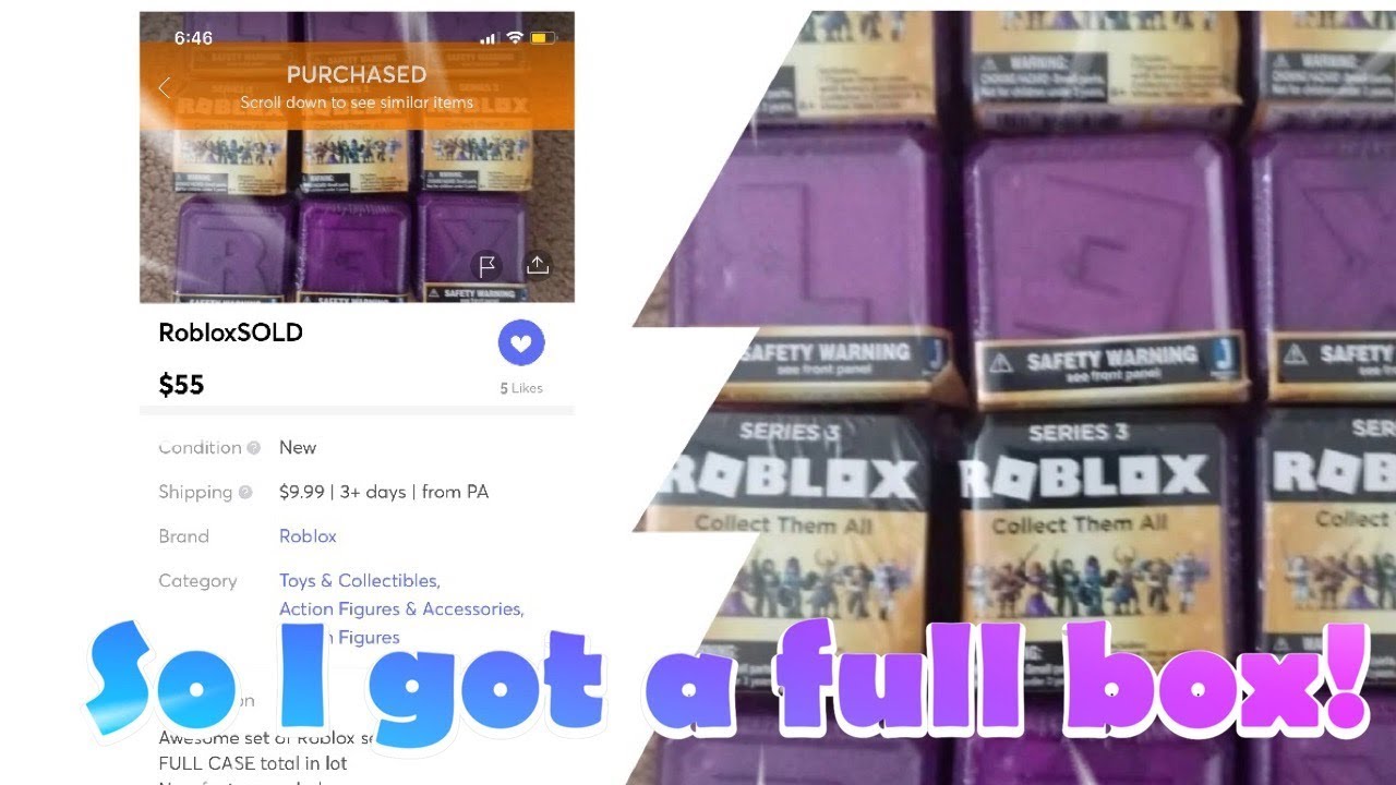 So I Got A Full Box Of 24 Roblox Toy Box!!! - YouTube