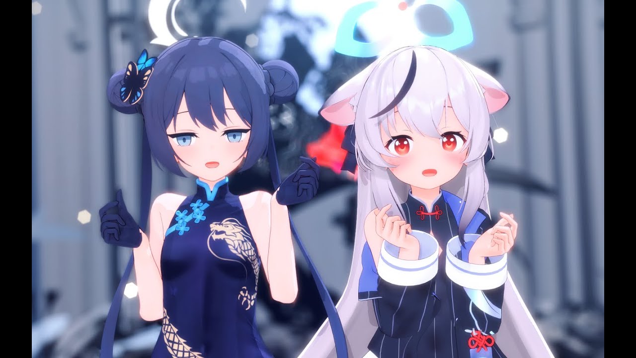 【Blue Archive MMD】Kisaki & Sunohara Kokona「アニサマ2022Sparkle」 - YouTube