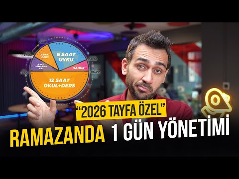 RAMAZANDA 1 GÜN YÖNETİMİ \